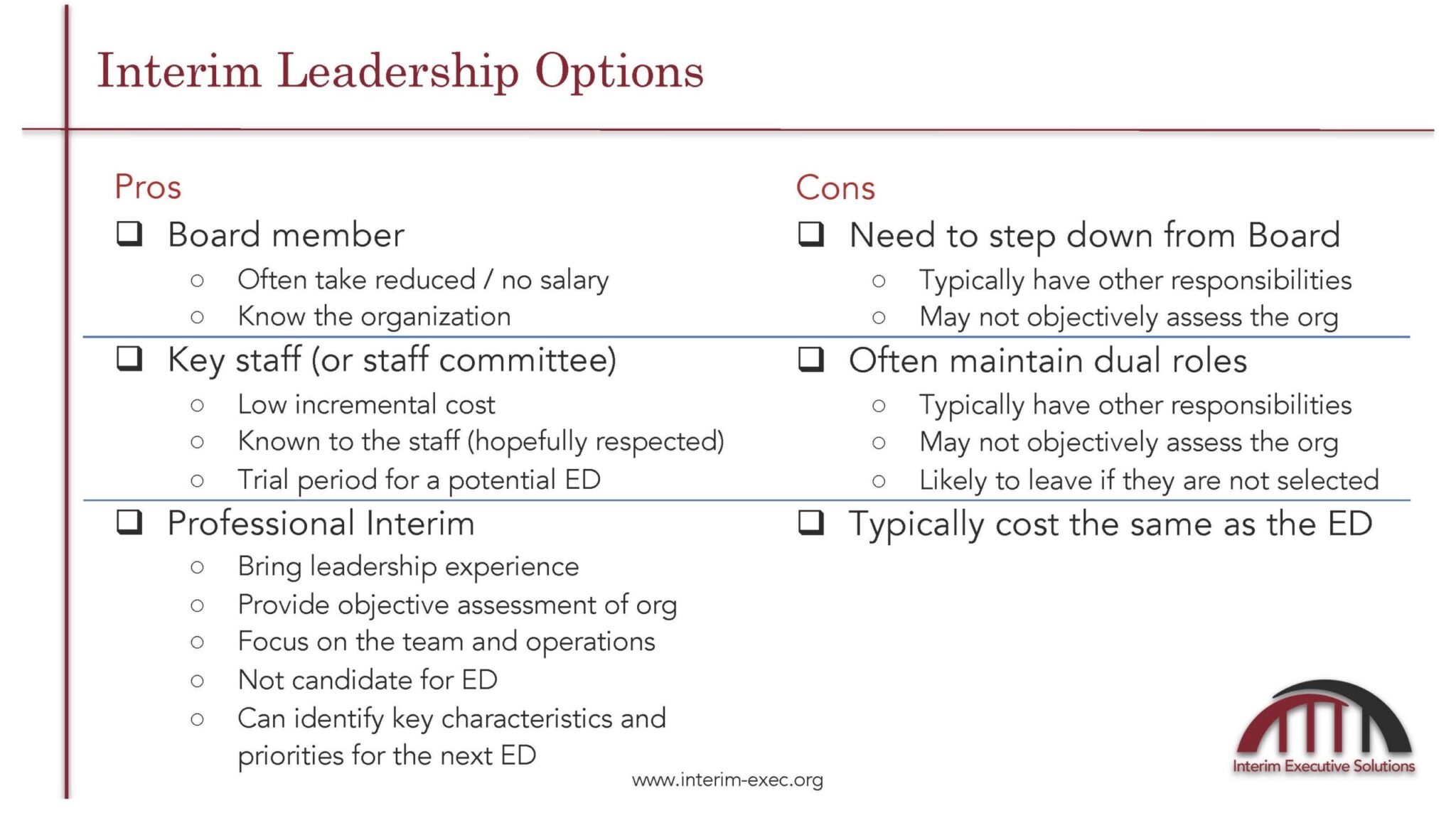 Unlock Growth with Executive Director Nonprofit | Interim Executive ...